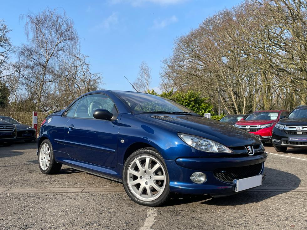 Used 2006 Peugeot 206 Allure Cc S-A £3,495 20,635 miles Metallic Blue ...