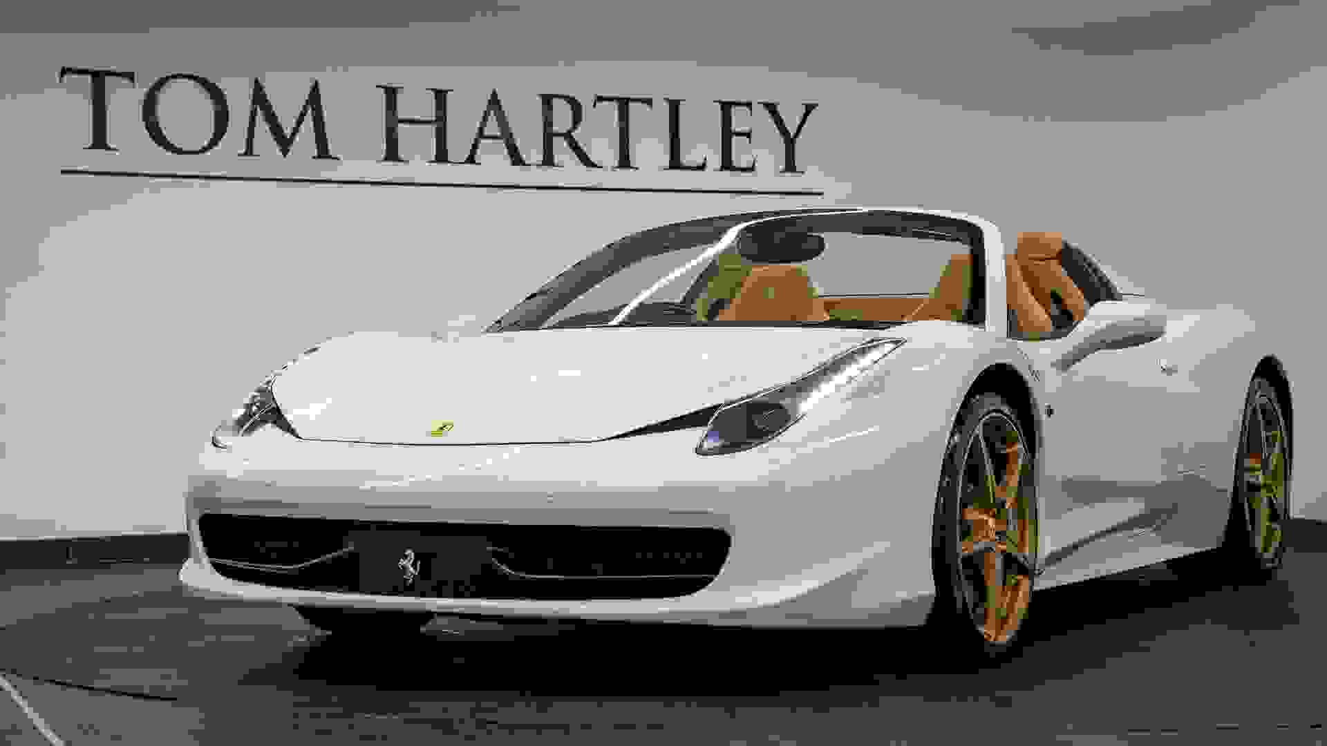 Used 2014 Ferrari 458 Spider £POA 13,000 miles Bianco Avus | Tom Hartley