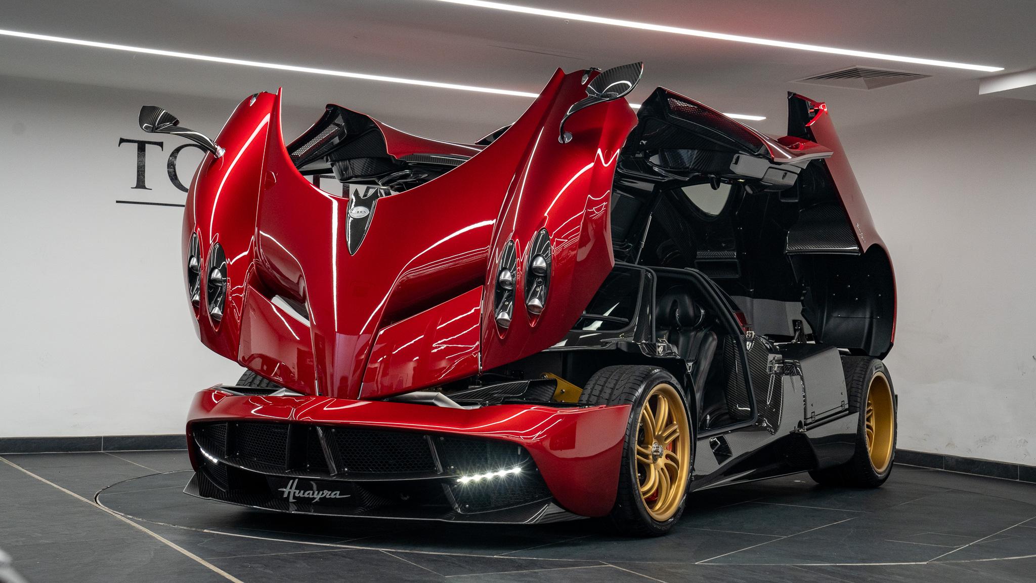 Used 2013 Pagani Huayra Coupe £POA 5,800 miles Triple Layer Rosso Dubai Pearlescent | Tom Hartley