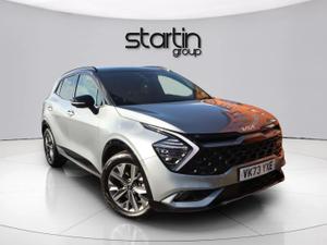 Kia Sportage 1.6 T-GDi ISG HEV GT-LINE S in Lunar Silver With Black Roof £32,950