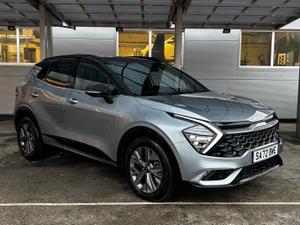 Kia Sportage 1.6 T-GDi ISG HEV GT-LINE S in Lunar Silver With Black Roof £34,495