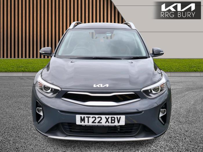 Kia Stonic 1.0 T-GDi ISG 48V CONNECT in Storm Grey with Black Roof £18,995