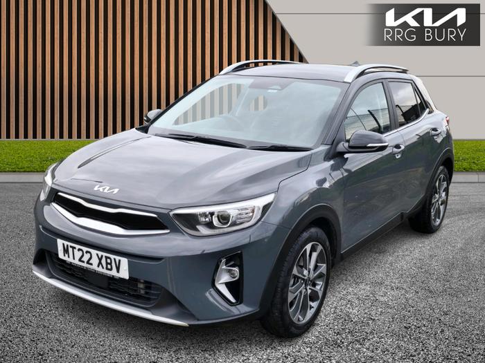 Kia Stonic 1.0 T-GDi ISG 48V CONNECT in Storm Grey with Black Roof £18,995