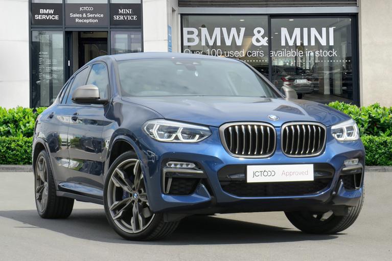 2020 BMW X4 M40I £36,499 32,743 miles Phytonic Blue | JCT600