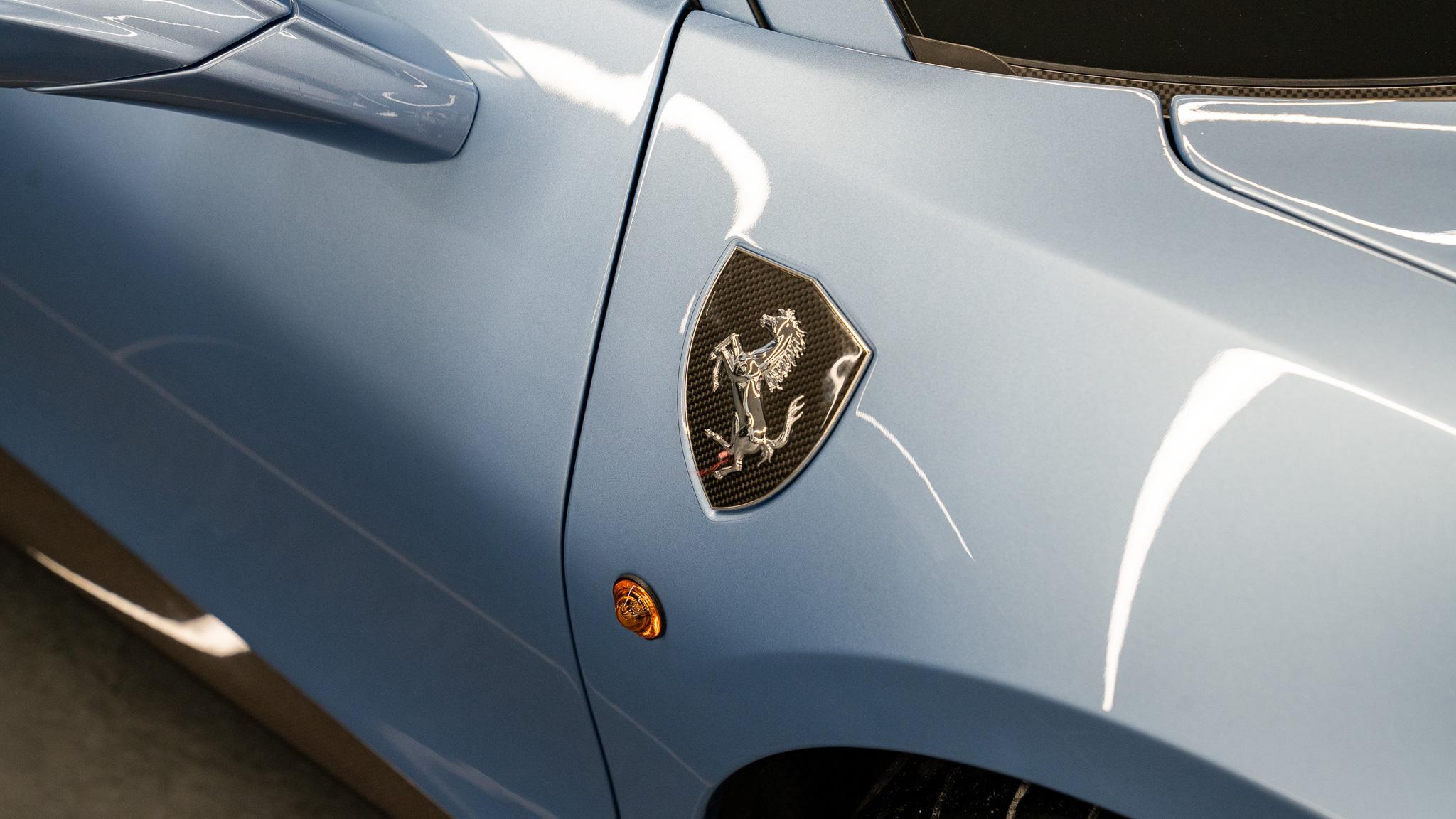 Used 2020 Ferrari 488 Pista £329,950 1,500 miles Blu Avio with Blu ...