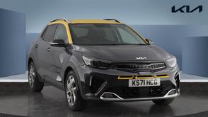Kia Stonic 1.0 T-GDi ISG 48V GT-LINE S in Storm Grey With Yellow Roof £ ...