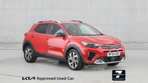 Kia Stonic 1.0 T-GDi ISG 48V GT-LINE S in Blaze Red £20,600