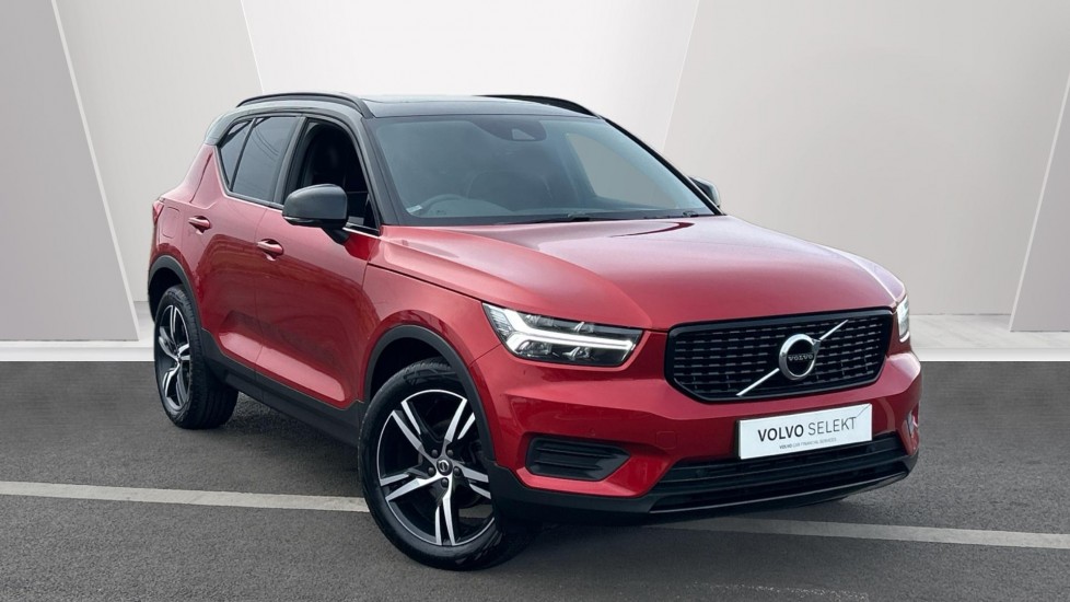 Used 2021 Volvo XC40 R-Design T3 Automatic £26,450 42,292 miles Red ...