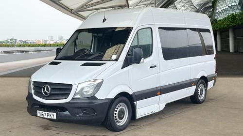 Used 2017 Mercedes-Benz Sprinter 12 Seat + Driver Minibus Bus ...