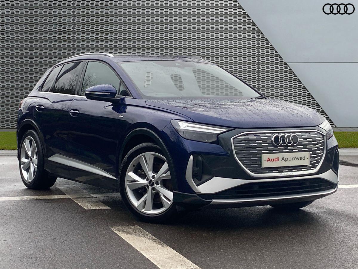 Used 2021 Audi Q4 Q4 S line 40 e-tron 15000 kW £22,495 36,106 miles ...