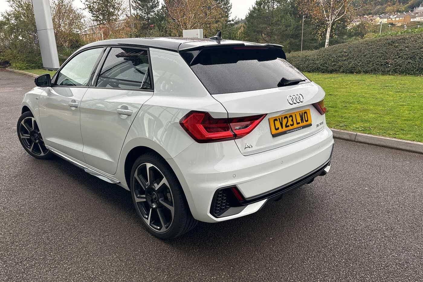 Used 2023 Audi A1 Black Edition 35 TFSI 150 PS S tronic 25 991 4 622 miles Glacier White Metallic SinclairGroup