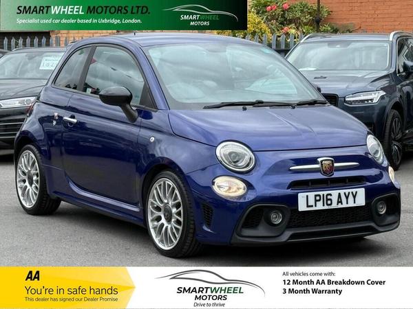 Used 2016 Abarth 595 1.4 T-Jet Euro 6 3dr £5,140 92,000 miles Blue ...