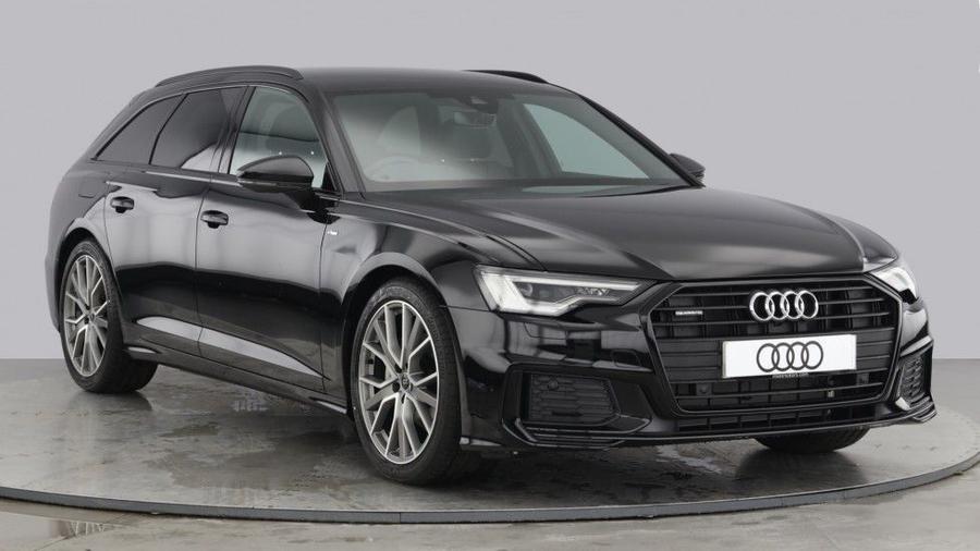 Used 2023 Audi A6 Avant Black Edition 40 TDI quattro 204 PS S tronic £ ...