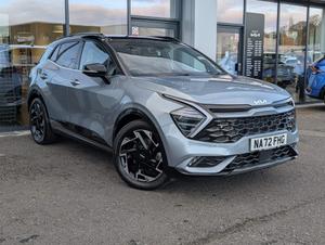 Kia Sportage 1.6 T-GDi ISG 48V GT-LINE S in Lunar Silver With Black Roof £31,495