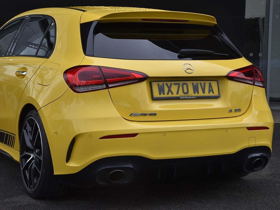 Used 2020 A-Class Mercedes-AMG A 35 4MATIC Hatchback Yellow | Mercedes ...