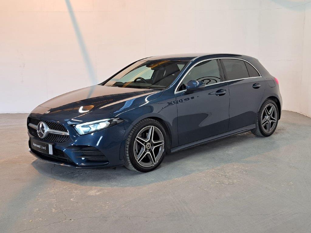 Used 2021 A-Class A 200 Compact Saloon RHD Blue | Mercedes-Benz of Neyland
