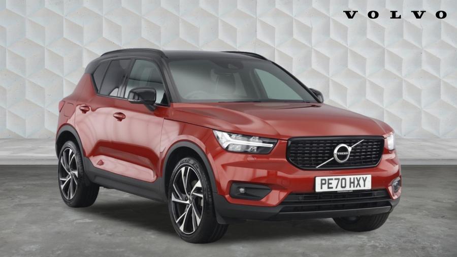 Used 2020 Volvo XC40 R-Design Pro B4 mhev £26,500 10,899 miles Red ...
