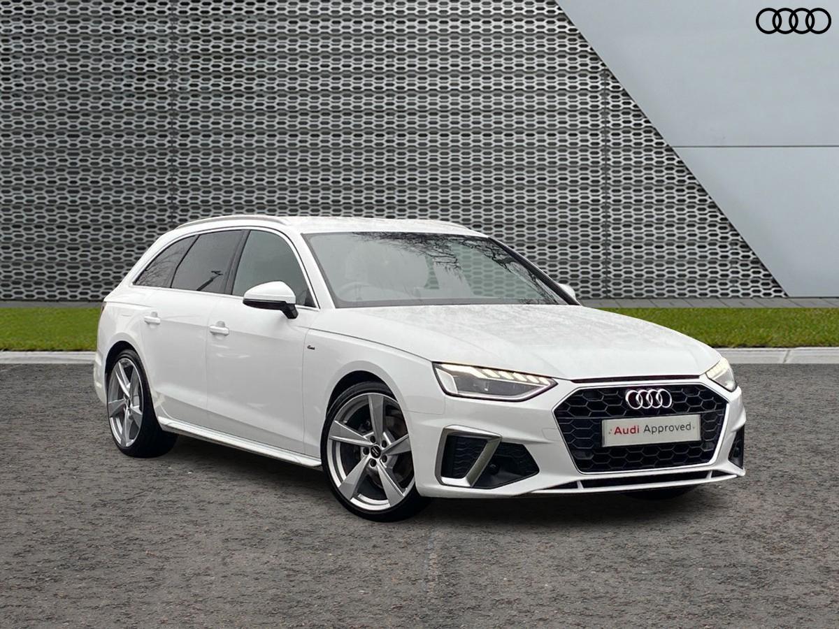 Used 2020 Audi A4 Avant S line 35 TDI 163 PS S tronic £22,295 39,650 miles Ibis White | Caffyns