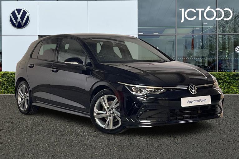 2021 VOLKSWAGEN Golf R-Line 1.5 TSI 150PS 6-speed Manual 5 Door £18,913 28,634 miles Deep Black ...