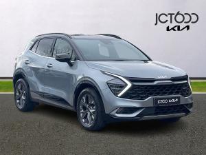 Kia Sportage 1.6 T-GDi ISG HEV GT-LINE S in Lunar Silver With Black Roof £32,294