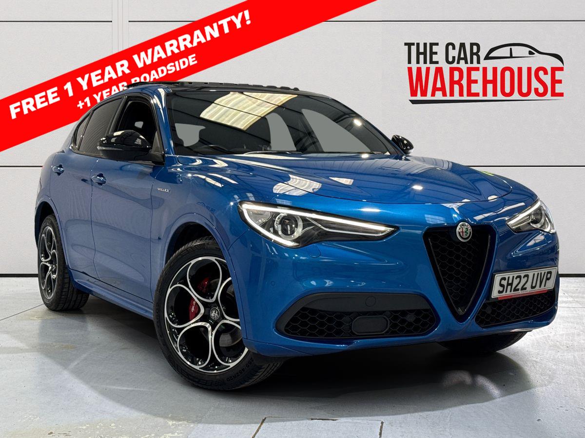 Used 2022 Alfa Romeo STELVIO Blue £28,750 | The Car Warehouse Swansea