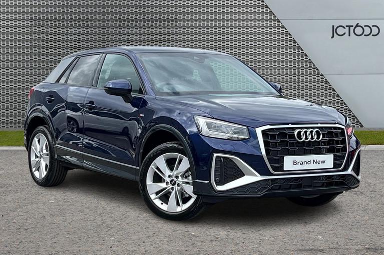~ AUDI Q2 Audi Q2 S line 35 TFSI 150 PS £33,215 ~ miles Navarra blue ...