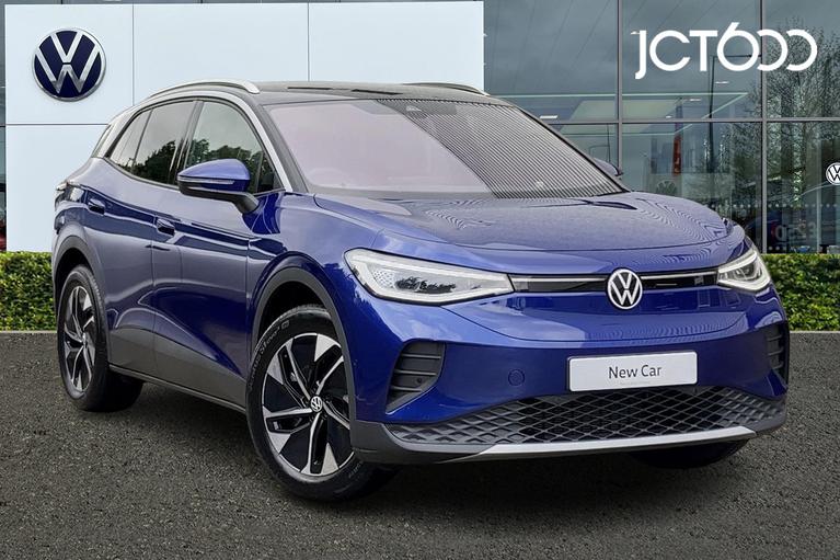 2024 VOLKSWAGEN Id.4 Match 77kWh Pro 4MOTION 286PS 1-speed automatic 5 Door £44,430 ~ miles Blue ...
