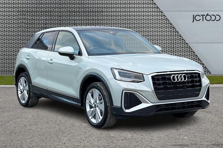 2025 AUDI Q2 S line 30 TFSI 116 PS £33,525 10 miles Dew silver ...
