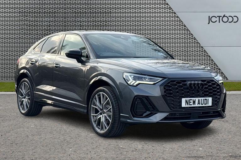 ~ AUDI Q3 Audi Q3 Sportback Black Edition 35TFSI 150PS S Tronic £43,260 ~ miles Daytona Grey ...