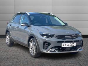 Kia Stonic 1.0 T-GDi ISG 48V GT-LINE S in Storm Grey with Black Roof £ ...