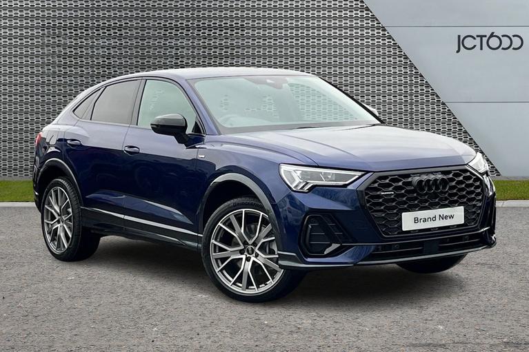 ~ Audi Q3 Audi Q3 Sportback Black Editio £46,380 ~ miles Navarra blue ...