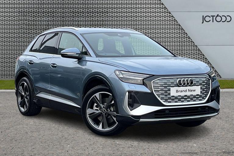 2025 AUDI Q4 e-tron Audi Q4 S line 45 e-tron 2100 £POA ~ miles Geyser ...