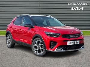 Kia Stonic 1.0 T-GDi ISG 48V GT-LINE S in Blaze Red with Black Roof £14,244