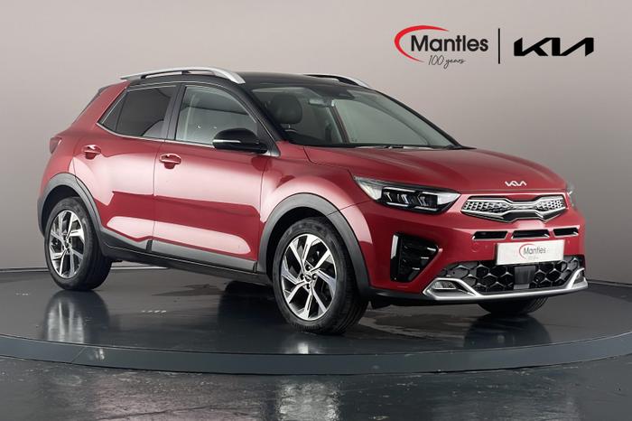 Kia Stonic 1.0 T-GDi ISG 48V GT-LINE S in Blaze Red with Black Roof £17,960