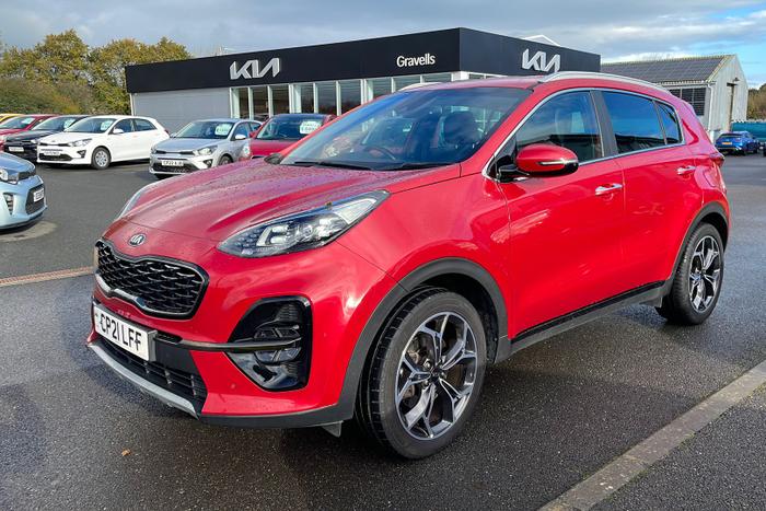 KIA Sportage 1.6 T-GDi ISG GT-LINE in Infra Red £20,495