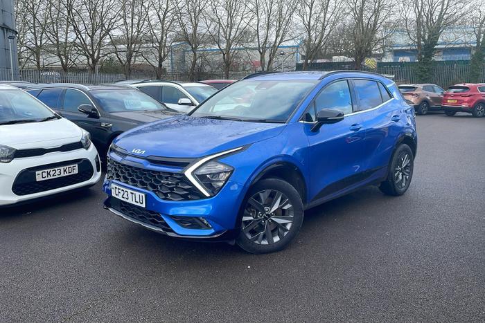 KIA Sportage 1.6 T-GDi ISG HEV GT-LINE in Blue Flame £30,495