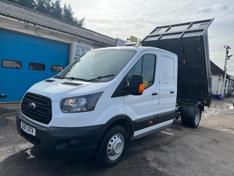 Used 2017 Ford TRANSIT 4.7 Tonne Tipper, Utility Cab Alloy Body 470 L3 ...
