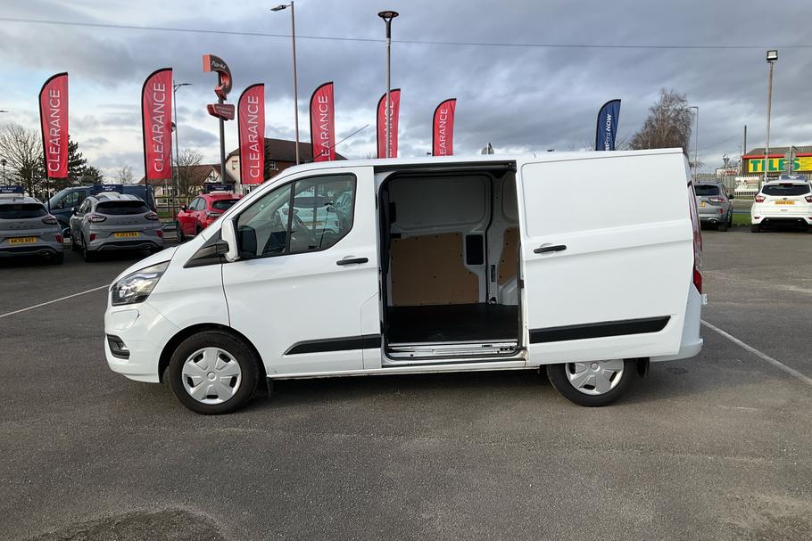 Ford TRANSIT CUSTOM 2020 - Frozen White | £20,490 | Castleford Transit ...