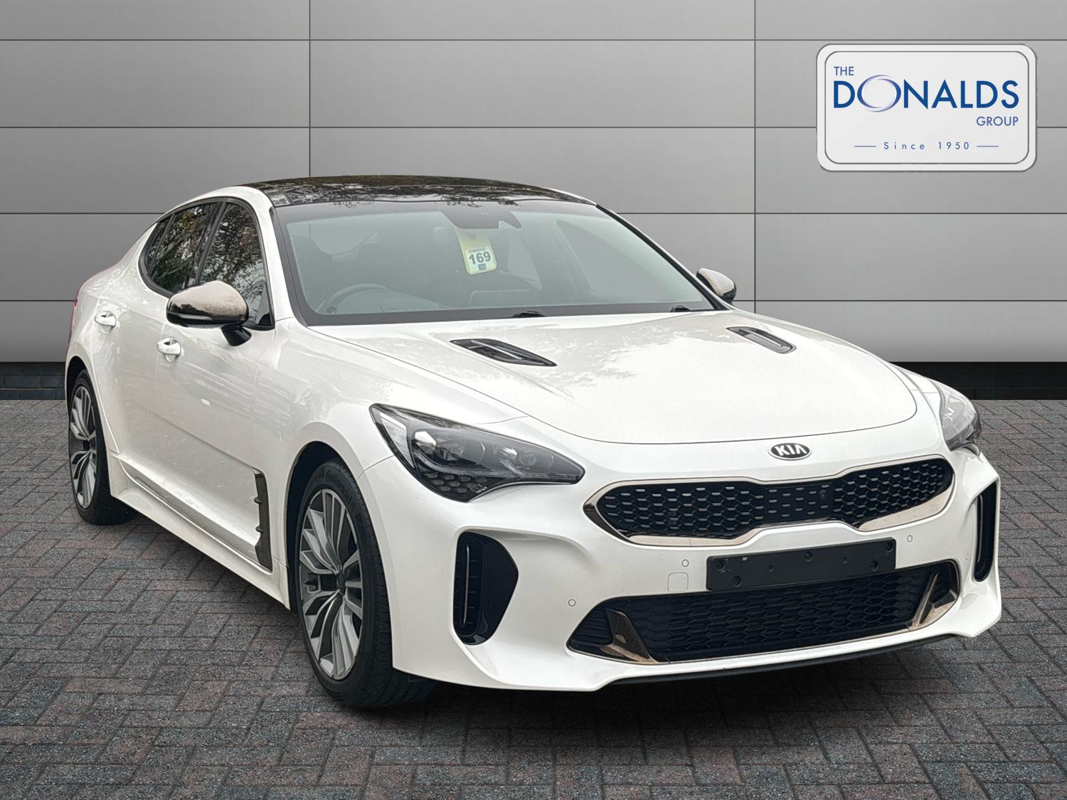Used 2019 Kia Stinger 2.0 T-GDi GT-LINE S £20,995 40,616 miles White ...