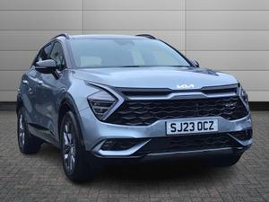 Kia Sportage 1.6 T-GDi ISG HEV GT-LINE S in Lunar Silver With Black Roof £33,495