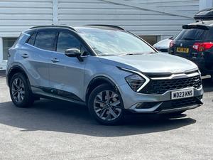 Kia Sportage 1.6 T-GDi ISG HEV GT-LINE S in Lunar Silver With Black Roof £33,994