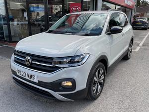 Volkswagen T-CROSS BLACK EDITION TSI in GREY £19,000