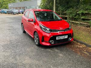 Kia Picanto 1.0 T-GDi ISG GT-LINE S in Chilli Red £13,572