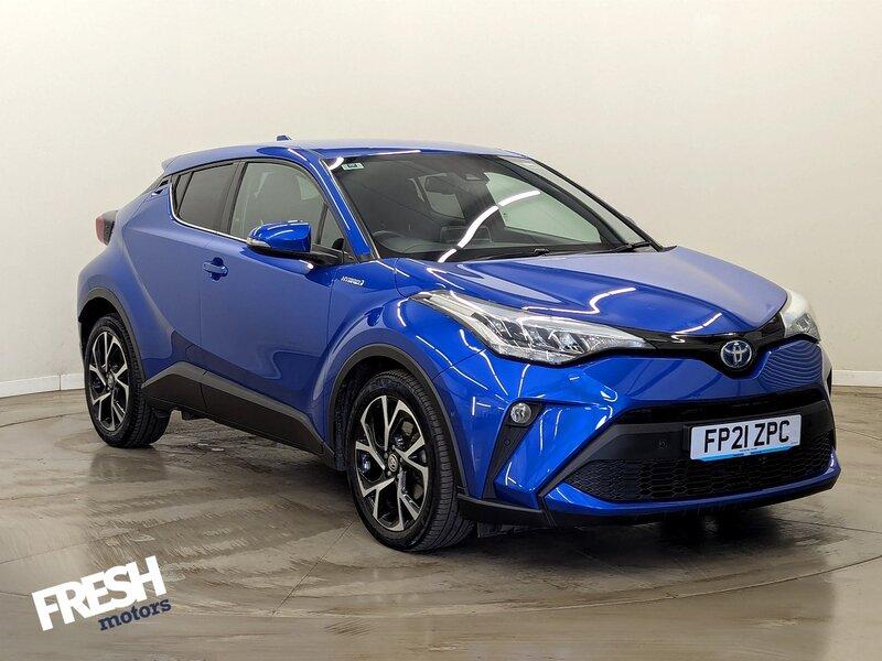 Used 2021 Toyota C-HR VVT-h Design £16,390 47,182 miles Nebula Blue | Fresh Motors Ltd
