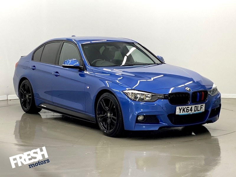 Used 2014 BMW 3 Series 318d M Sport £11,490 85,000 miles Estoril Blue ...