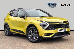 Kia Sportage 1.6 T-GDi ISG HEV GT-LINE S in Splash Lemon With Black ...
