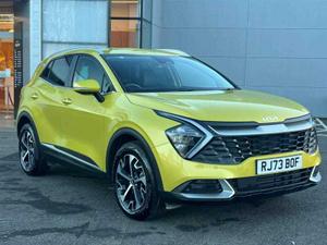 Kia Sportage 1.6 T-GDi ISG HEV 3 in Splash Lemon £28,500