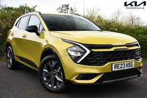 Kia Sportage 1.6 T-GDi ISG HEV GT-LINE in Splash Lemon £31,299
