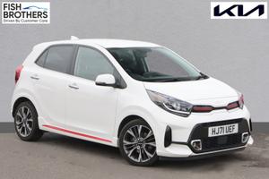 Kia Picanto 1.0 T-GDi ISG GT-LINE S in Clear White £14,750