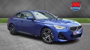 BMW 2 Series Coupe M Sport in blue £29,999